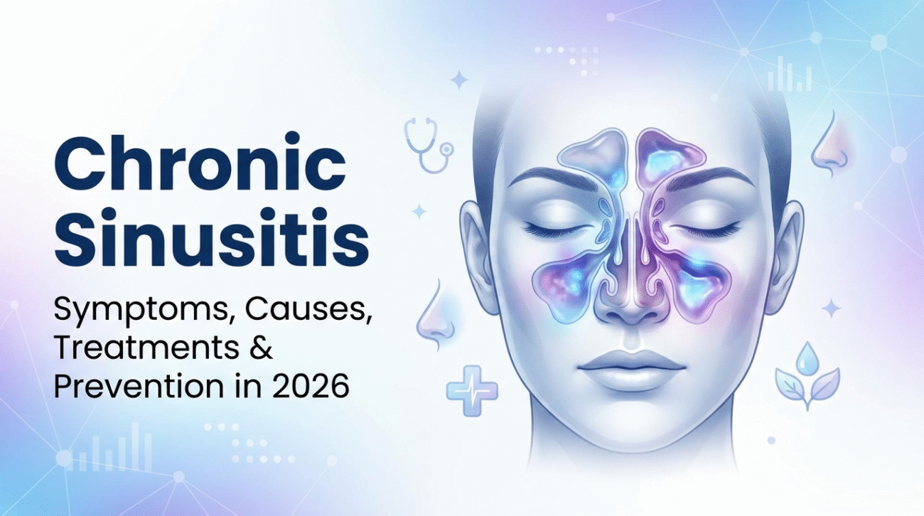 Chronic Sinusitis 2026: Symptoms, Causes, Treatments