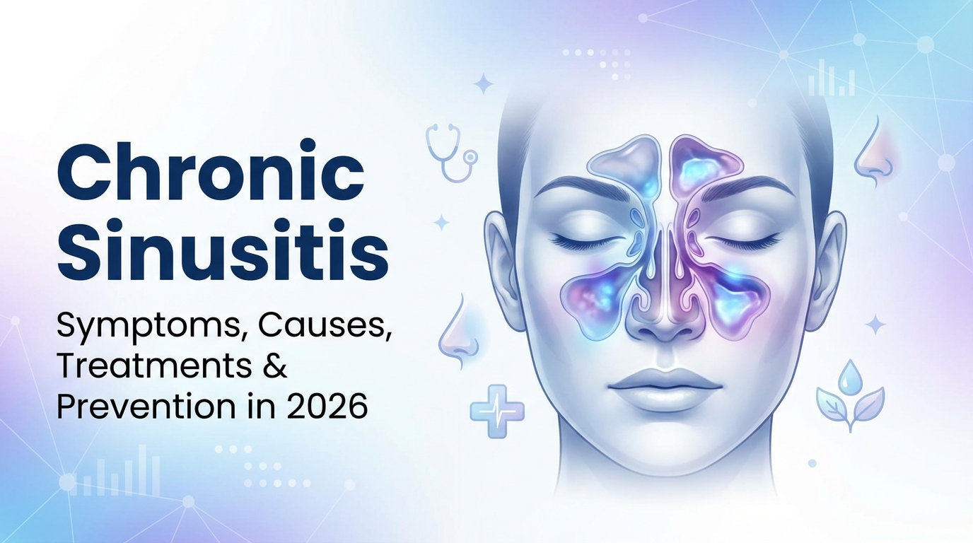 Chronic Sinusitis 2026: Symptoms, Causes, Treatments