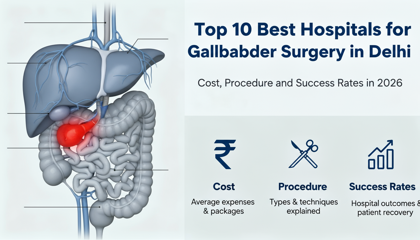 10 Best Hospitals for Gallbladder Surgery in Delhi