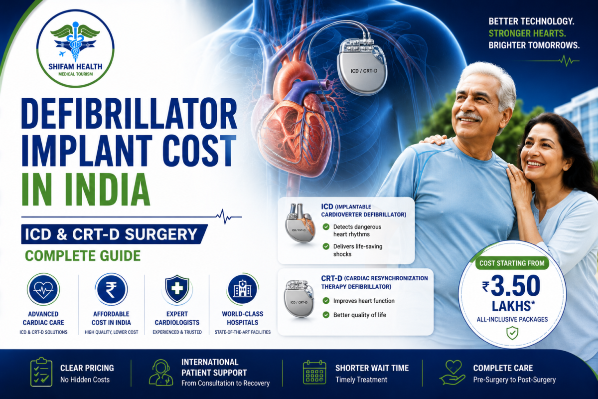 Defibrillator Implant Cost in India – ICD & CRT-D Guide 2026
